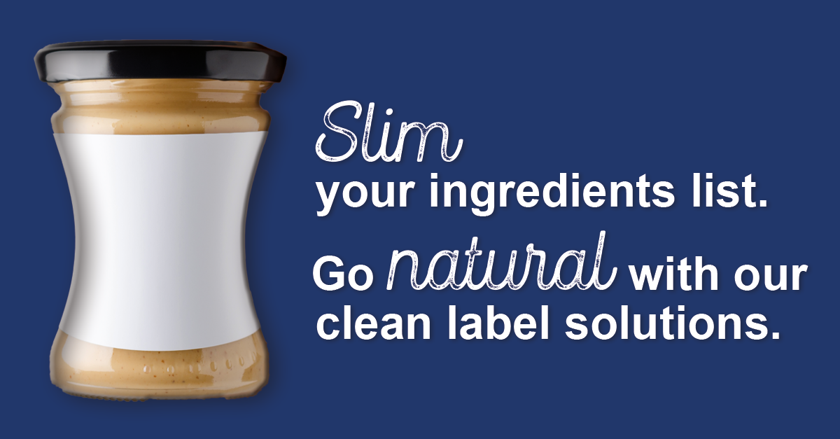 Functional Clean Label Solutions for Natural “Free From” Products ...